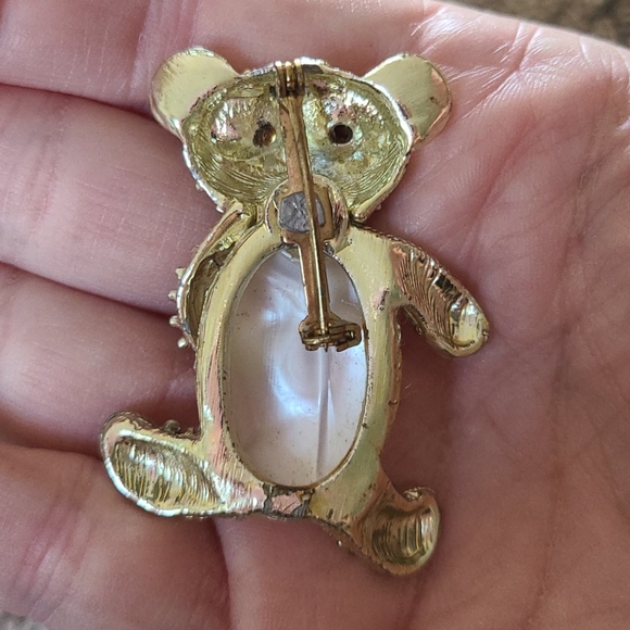 Vintage | Jewelry | Vintage Flexible Teddy Bear Pin | Poshmark